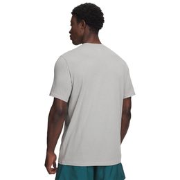 Under Armour Herren T-Shirt "UA GL FOUNDATION UPDATE SS", grau, Gr. L, Single Jersey, Obermaterial: 60% Baumwolle, 40% Polyester, Shirts, mit