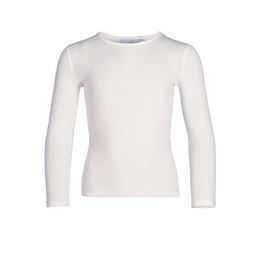 happy girls M&auml;dchen Langarmshirt, beige, Gr. 110, unifarben, Jersey, Obermaterial: 95% Baumwolle, 5% Elasthan, Shirts, in Basic-Form