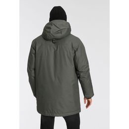 Polarino Herren Funktionsparka, gr&uuml;n, Gr. 52, unifarben, Obermaterial: 100% Polyester. Futter: 100% Polyester. Wattierung: 100% Polyester, Jacken,