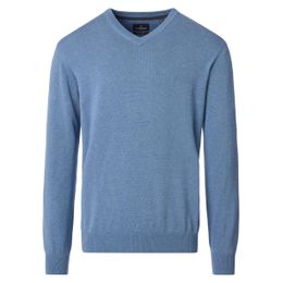 Casamoda Damen Strickpullover "Casamoda Pullover uni", blau, Gr. S, 100% Baumwolle, Pullover
