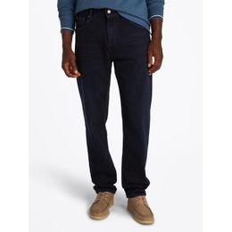 Tommy Hilfiger Herren Straight-Jeans, blau, Gr. 38, Denim/Jeans, Obermaterial: 99% Baumwolle, 1% Elasthan, Jeans, in blauer Waschung