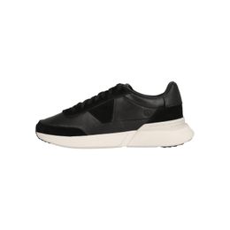 Clarks Herren Sneaker "Craft Pace", Gr. 45, schwarz, Leder, Schuhe, mit Retro-Touch und weichem Fu&szlig;bett
