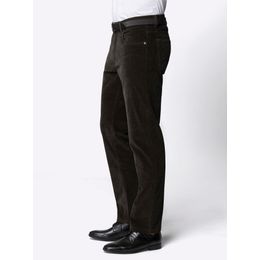 CLASSIC Herren Cordhose, braun, Gr. 23, unifarben, 98% Baumwolle, 2% Elasthan, Hosen