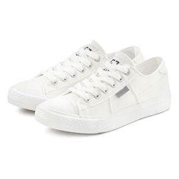 ELBSAND Damen Sneaker "Schn&uuml;rschuh, Stoffschuhe, Textilschuhe, Turnschuh, Freizeitschuh", Gr. 43, wei&szlig;, Obermaterial: 100% Textilmaterial. Decksohle: