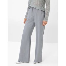Brax Damen Jogginghose "Style MAINE", grau, Gr. 40, Web, 53% Polyester, 43% Schurwolle, 4% Elasthan, Hosen