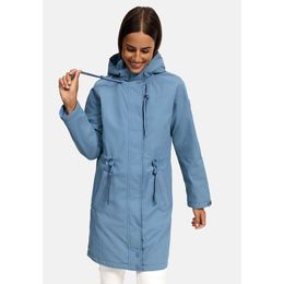 Marikoo Damen Outdoorjacke "Megumii", blau, Gr. 4XL, Obermaterial: 100% Polyester. Innenseite: 100% Polyester. Futter: 100% Polyester. Wattierung: