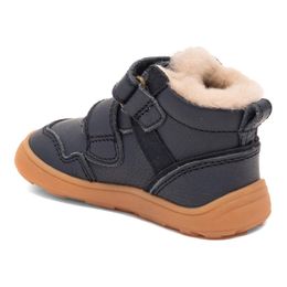 bisgaard M&auml;dchen Barfu&szlig;schuh "barefoot becky lamb", Gr. 25, blau, Leder, Schuhe, Winterboots mit Lammfell, Gr&ouml;&szlig;enschablone zum Download