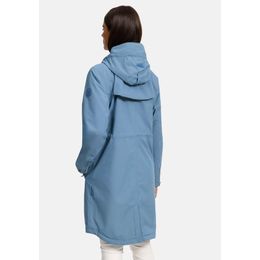 Marikoo Damen Outdoorjacke "Megumii", blau, Gr. M, Obermaterial: 100% Polyester. Innenseite: 100% Polyester. Futter: 100% Polyester. Wattierung: 100%