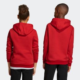 Kinder Kapuzensweatshirt "ENTRADA 26 KIDS HOODIE", rot, Gr. 140, adidas Performance, Obermaterial: 70% Baumwolle, 30% Polyester, Sweatshirts