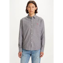 Levi's LEVI'S Herren Jeanshemd "BATTERY HM SHIRT SLIM", schwarz, Gr. S, Denim/Jeans, Obermaterial: 100% Baumwolle, Hemden, mit Logobadge