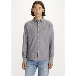 Levi's LEVI'S Herren Jeanshemd "BATTERY HM SHIRT SLIM", schwarz, Gr. M, Denim/Jeans, Obermaterial: 100% Baumwolle, Hemden, mit Logobadge