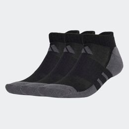 Damen Funktionssocken "ESS CC LOW 3P", adidas Performance, Gr. L, schwarz, Obermaterial: 58% Polyester, 38% Baumwolle, 3% Elasthan, 1% sonstige