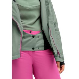 Maier Sports Damen Skijacke "Straja", gr&uuml;n, Gr. 50, 100% Polyester, Jacken, Damen Winterjacke, wind/wasserdicht, 3 RV-Taschen und Kapuze