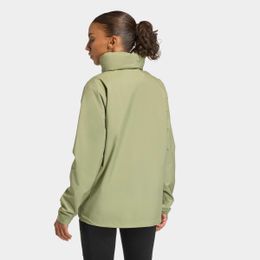 adidas terrex Damen Regenjacke "W MT ESS 2L R J", gr&uuml;n, Gr. XS, Obermaterial: 100% Polyester, Jacken