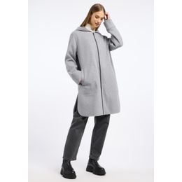 Frieda & Freddies New York Damen Wollmantel "Wool Coat / Fanny"grau, Gr. 42, FRIEDA & FREDDIES, unifarben, 90% Polyester, 10% Viskose, M&auml;ntel
