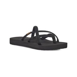 Teva Damen Zehentrenner "Olowahu W ́s", Gr. 37, schwarz, Textil, Schuhe