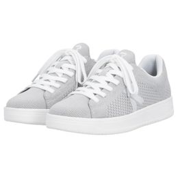 RIEKER SPORT Herren Slip-On Sneaker "Swing2GO", Gr. 46hellgrau, Textil, Schuhe, Schlupfschuh, Freizeitsneaker mit aufgesetzter Schn&uuml;rung