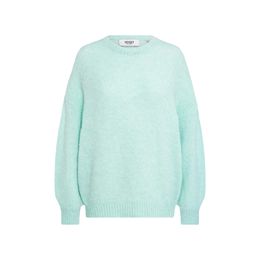 Senses.the Label Flauschiger Pullover KAMI:LE mit Rundhalsausschnitt Damen Gr&ouml;&szlig;e XXXL t&uuml;rkis
