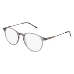 Hugo HG 1206 Brille Herren | Fassung: Vollrand, Rund, Grau Kristall