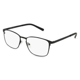 Fielmann LD 034 CL Brille Herren | Fassung: Vollrand, Quadratisch, Schwarz Matt