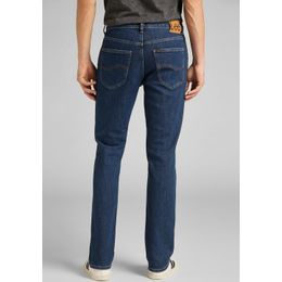 Lee Herren Straight-Jeans "BROOKLYN", blau, Gr. 36, Denim/Jeans, Obermaterial: 90% Baumwolle, 8% Elastomultiester, 2% Elasthan, Jeans