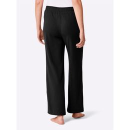 feel good Damen Dehnbund-Hose, Gr. 36, schwarz, 50% Baumwolle, 50% Polyester, unifarben, Hosen