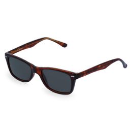 Fielmann MC 467 SUN CL | Unisex-Sonnenbrille | Fassung: Vollrand, Quadratisch, Propionat, Havanna Gl&auml;nzend | Glasfarbe: G15