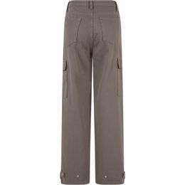 DEF Damen Stoffhose "DEF Damen DEF Cargo Pants"grau, Gr. XL, unifarben, 100% Baumwolle, Hosen