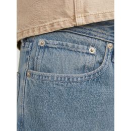 Jack & Jones JACK & JONES Herren Relax-fit-Jeans "JJIALEX mit cleanem Look und Taschenvielfalt", blau, Gr. 32, Abriebeffekte, Denim/Jeans, Obermaterial: 100%