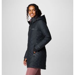 Columbia Damen Steppmantel "Heavenly Long Hooded Jacket", schwarz, Gr. L, unifarben, Steppware, Obermaterial: 100% Polyester, M&auml;ntel, mit Kapuze und