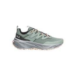 Jack Wolfskin Damen Wanderschuh "PS TRAIL LOW W", Gr. 40,5, gr&uuml;n, Synthetik, Schuhe, Outdoorschuh, Trekkingschuh