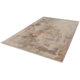 Sch&ouml;ner Wohnen Kollektion Teppich, B:70cm H:7mm L:140cm, beige, SCH&Ouml;NER WOHNEN-KOLLEKTION, Kunstfaser, Wohnzimmer, Teppiche, "Mystik 199", weiche Oberfl&auml;che, Wohnzimmer