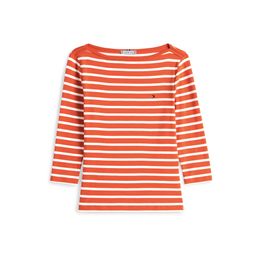 Tommy Hilfiger Shirt 'New Cody' Damen Gr&ouml;&szlig;e M orange / wei&szlig;