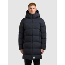 Khujo Herren Steppmantel "CAIUS3", schwarz, Gr. L, unifarben, Web, Obermaterial: 100% Nylon. Futter: 100% Nylon. Wattierung: 100% Polyester, M&auml;ntel,