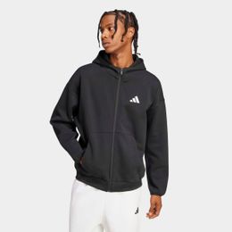 Herren Kapuzensweatshirt "FUTURE ICONS SMALL LOGO", schwarz, Gr. L, adidas Sportswear, Obermaterial: 68% Baumwolle, 32% Polyester, Sweatshirts