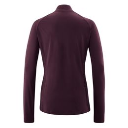 Gonso Damen Radtrikot "Essential Jersey Longsleeve W", rot, Gr. 44, 86% Polyester, 14% Elasthan, Trikots, Damen Fahrradtrikot langarm, Midlayer Trikot
