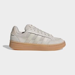 Damen Sneaker "GRAND COURT ALPHA", adidas Sportswear, Gr. 43alumina, alumina, wonder beige, Leder, Synthetik, Schuhe, inspiriert vom Design des