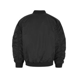 Herren Bomberjacke "Starter Black Label Starter Patch Bomberjacket", schwarz, Gr. S, STARTER Black Label, 70% Baumwolle, 30% Polyester, Jacken