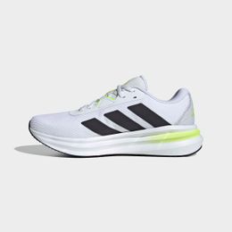 Herren Laufschuh "GALAXY 7", adidas Performance, Gr. 44, schwarz-wei&szlig;, Synthetik, Textil, Schuhe