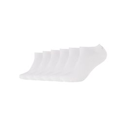s.Oliver Herren Sneakersocken "originals", Gr. 47, wei&szlig;, Baumwollmischung, unifarben, Socken, mit weichem Bund