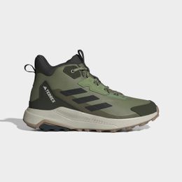 adidas terrex Herren Wanderschuh "ANYLANDER MID", Gr. 42tent gr&uuml;n, core schwarz, olive strata, Textil, Schuhe