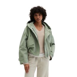 Marc O'Polo MARC O'POLO Damen Outdoorjacke "aus Cotton-Nylon-Mix"fresh sage, Gr. 42, unifarben, Obermaterial: 75% Baumwolle, 25% Polyamid; Futter: 100%