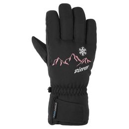 Ziener M&auml;dchen Skihandschuhe "LAILLA-Z AS glove girls"schwarz, Gr. 6,5, Obermaterial: 100% Polyester; Innenseite: 100% Polyester; Futter: 100%