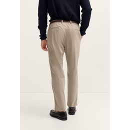 Bugatti Herren Chinohose "Loose Fit", beige, Gr. 40, unifarben, 65% Baumwolle, 33% Lyocell, 2% Elasthan, Hosen, aus Baumwollmix mit Stretch