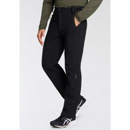 CMP Herren Softshellhose "MAN LONG PANT", schwarz, Gr. 46, Softshell, Obermaterial: 96% Polyester, 4% Elasthan. Futter: 100% Polyester, Hosen