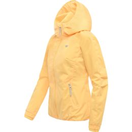 Ragwear Damen Outdoorjacke "Dizzie Tech", gelb, Gr. XL, Obermaterial: 100% Polyester. Innenfutter: 100% Polyester, Jacken, Wasserdichte Damen