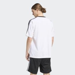 Herren T-Shirt "ADIDAS ADICOLOR JACQUARD TRIKOT"wei&szlig;, Gr. L, adidas originals, Obermaterial: 100% Polyester, Shirts, lockere Passform,
