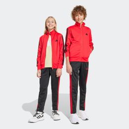 Jungen Trainingsanzug "ESSENTIALS CLIMACOOL KIDS", rot, Gr. 176, adidas Sportswear, Obermaterial: 100% Polyester, Sportanz&uuml;ge