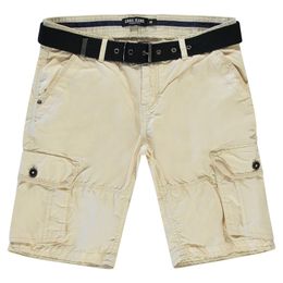 Cars Jeans Damen Jeansshorts "DURRAS SHORT", beige, Gr. XXXL, unifarben, washed, Web, Obermaterial: 100% Baumwolle, Hosen