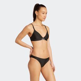 Damen Bustier-Bikini "TRIANGLE BIKINI SET MIT 2-WEGE-VERSTELLBAREN TR&Auml;GERN", schwarz, Gr. 38, adidas Performance, Obermaterial: 78% Polyamid, 22%